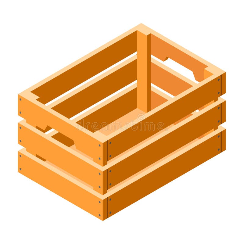 Wood Crate Generated Hires Texture Stock Illustration - Illustration of ...