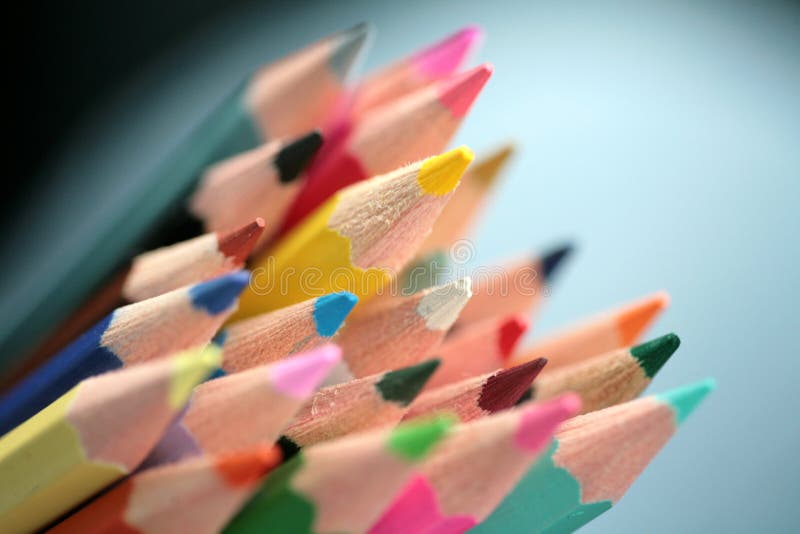 Wood crayon stock image. Image of bright, tool, colored - 11590317