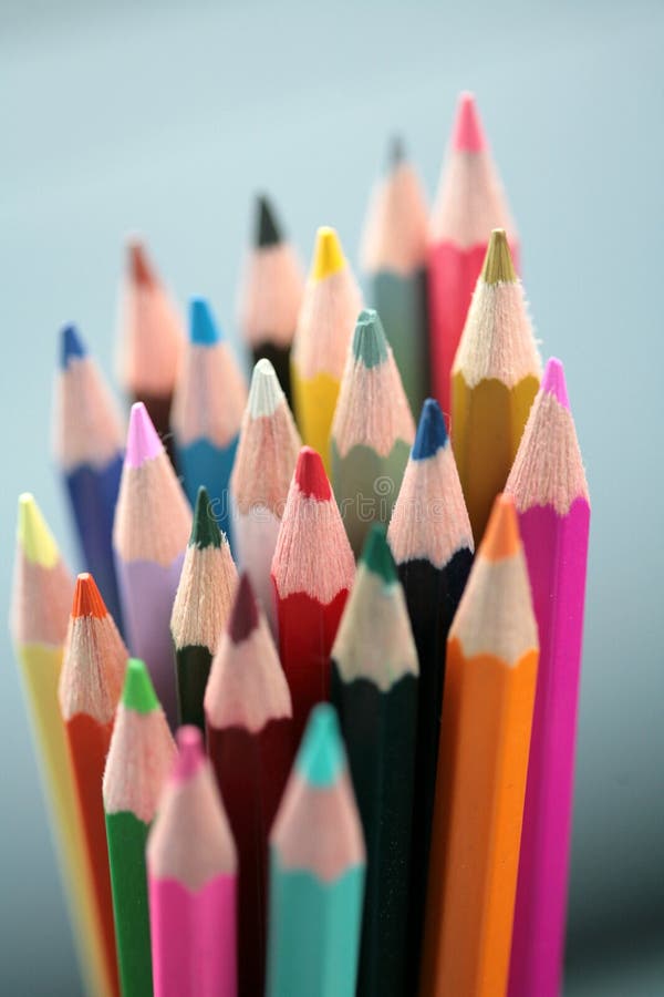 Wood crayon stock image. Image of composition, colored - 1939989