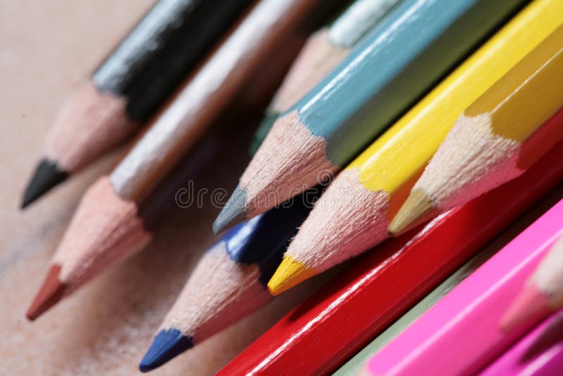 Wood crayon stock image. Image of pencil, crayon, bright - 1940029