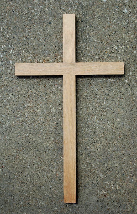 Wood Cross and Stone stock photo. Image of cross, religious - 1084718