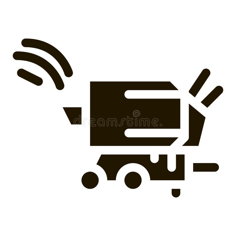 Wood Crusher Machine Icon Vector Glyph Illustration Stock Vector ...