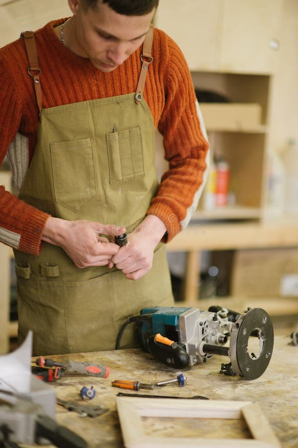 Wood of Different Types in the Carpentry Workshop Stock Photo - Image ...