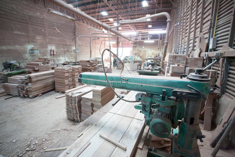 Carpentry Wood Door Manufacture Stock Image - Image of manufacturing ...