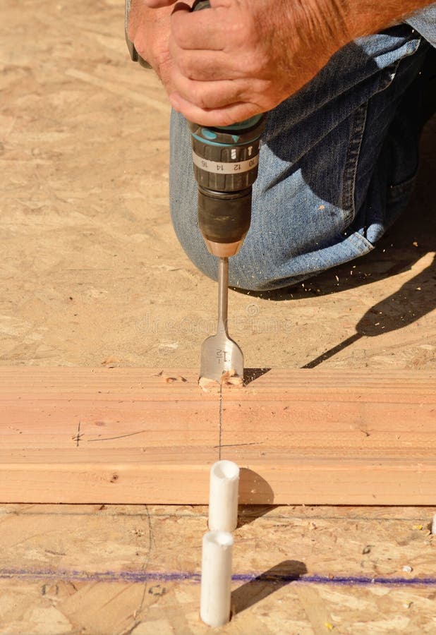 Wood Drill stock image. Image of beams, drill, occupation - 54606485