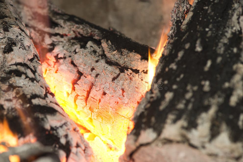 Wood embers detail stock photo. Image of detail, orange - 38307930