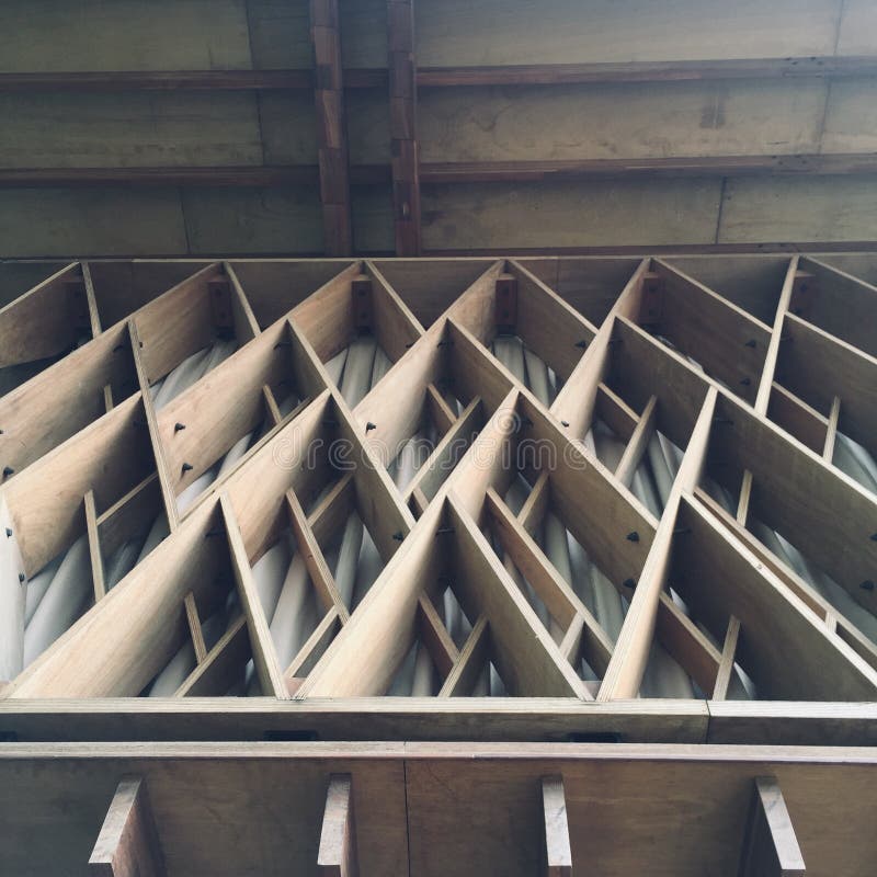 Diagonal Pattern Facade Building Stock Image - Image of facade ...