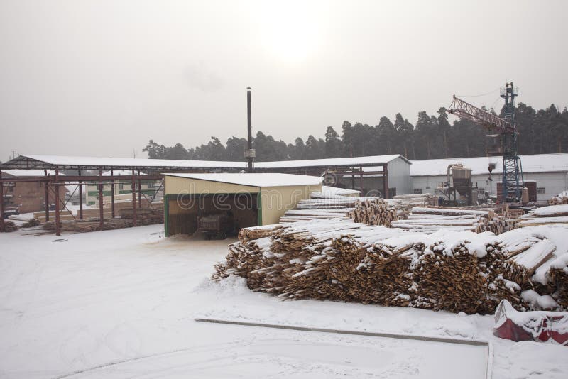 Wood factory editorial stock photo. Image of line, inside - 47164898