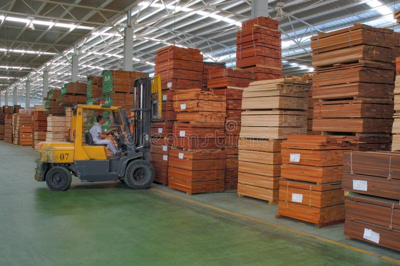 Wood Factory Warehouse stock photo. Image of construction - 72759254