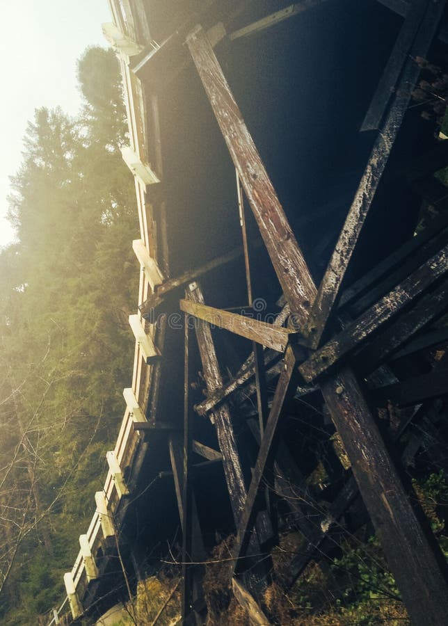 The Wood Of The Fairfax Bridge Picture. Image: 84920161