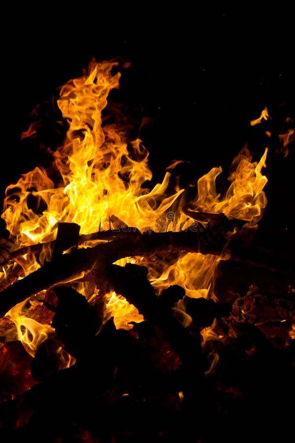 Wood fire stock photo. Image of wild, burn, fire, hell - 30826180