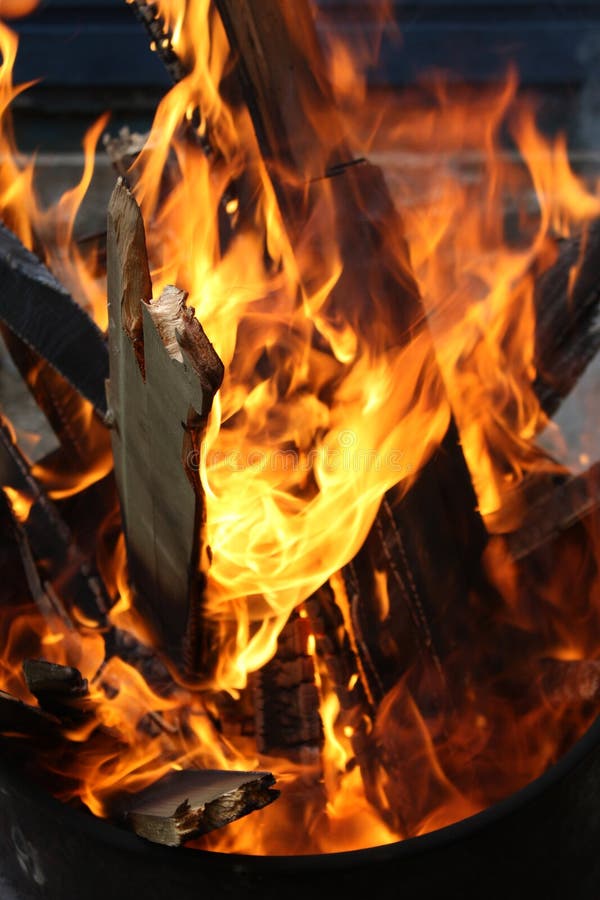 Wood on fire stock image. Image of wood, heat, orange - 30338263