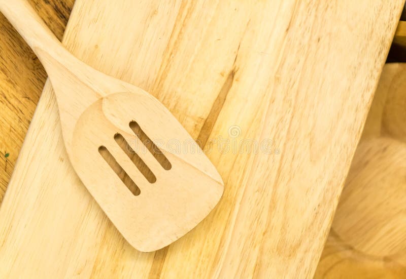 Wood Flipper or Wood Turner Stock Image - Image of cookware, turner ...