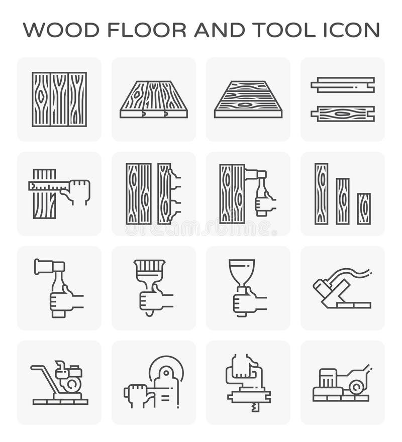 Wood floor icon stock vector. Illustration of flooring - 110132912