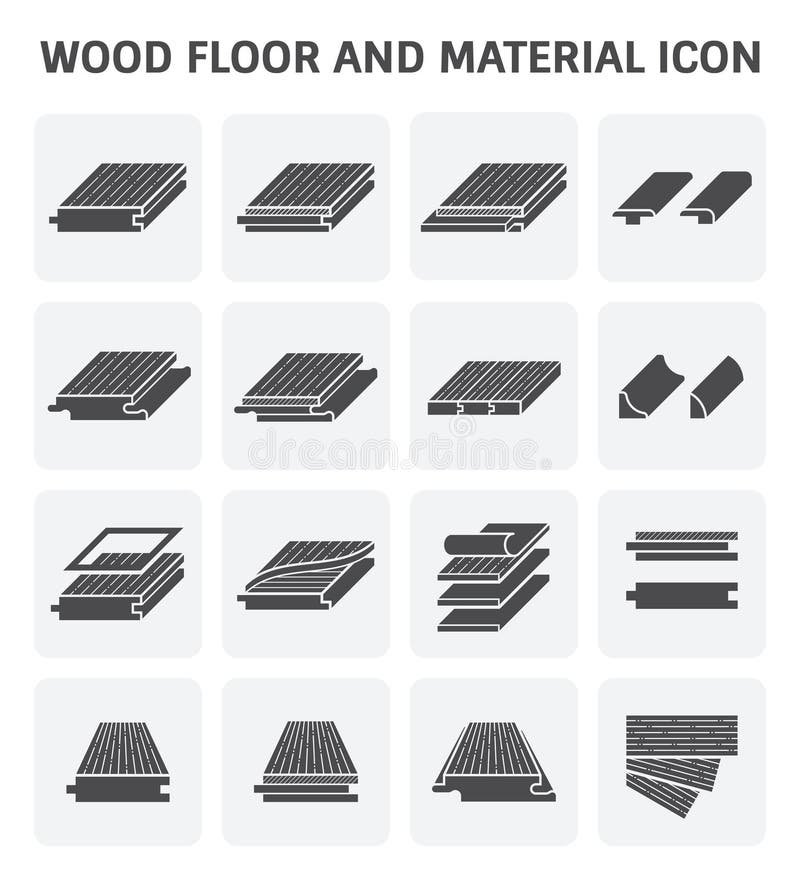 Wood floor icon stock vector. Illustration of carpenter - 110681591