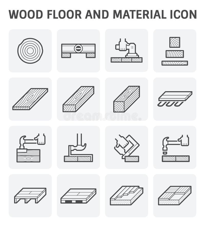 Wood floor icon stock vector. Illustration of construction - 94122814