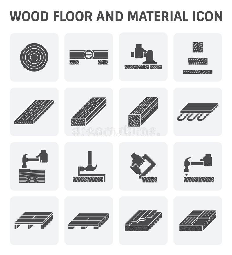Wood floor icon stock vector. Illustration of panel, decorative - 94581870