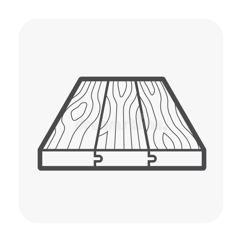 Wood floor icon stock vector. Illustration of lumber - 182800810