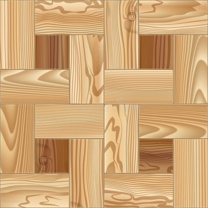Wood Floor Parquet Seamless Pattern. Vector Illustration Stock Vector ...