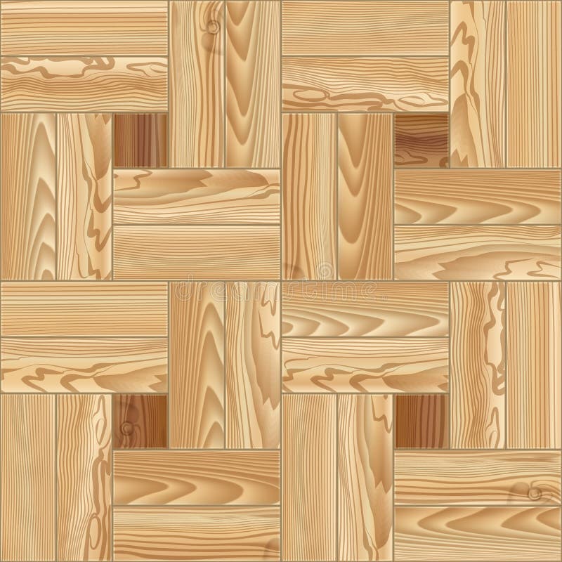 Wood Floor Parquet Seamless Pattern. Vector Illustration Stock Vector ...