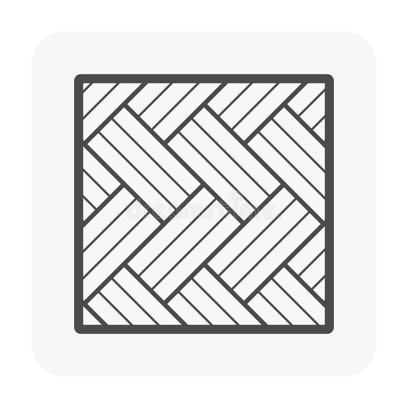 Wood floor icon stock vector. Illustration of plank - 185855517