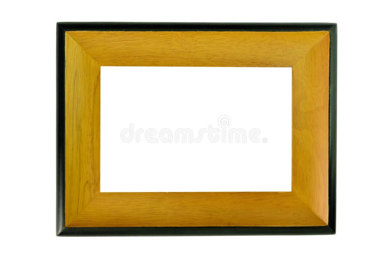 Wood frame isolated stock image. Image of paper, object - 40044021
