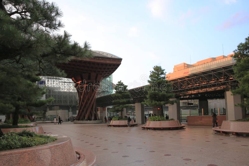 A Wood Gate Structure of Kanazawa Station, Japan 30 Oct 2013 Editorial ...
