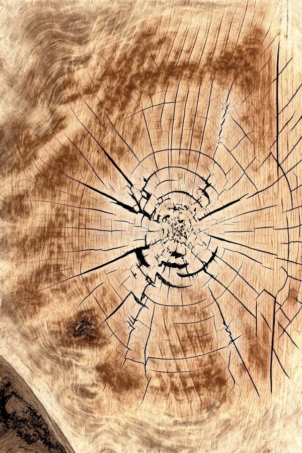 Wood Grain, Annual Rings, the Surface Texture of the Cross-section of ...