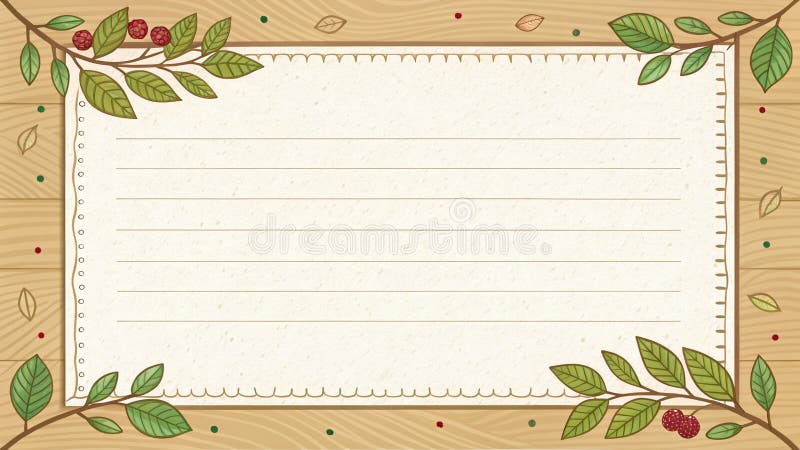 Wood Grain Border Paper Texture Warm and Rustic Stock Illustration ...