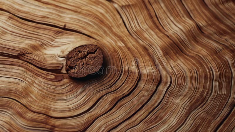 Knot in a Wooden Surface Creates Captivating Visuals Stock Video ...
