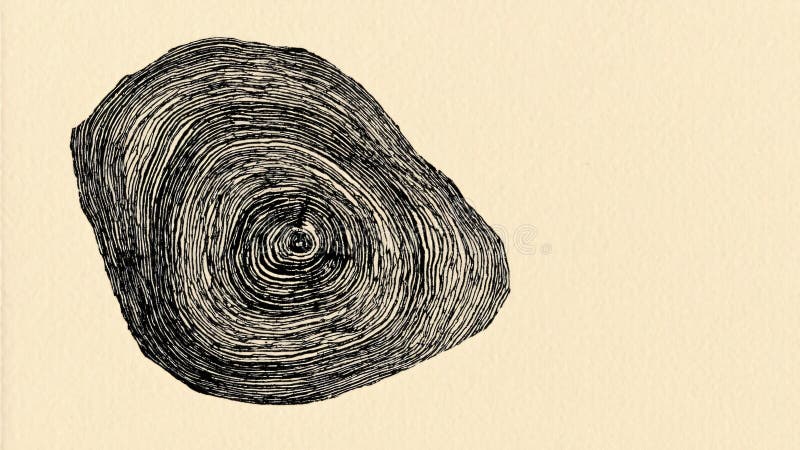 Wood Grain Print with Black Ink on Cream Colored Paper Stock ...