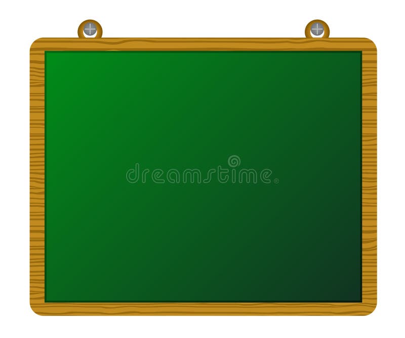 Wood greenboard stock vector. Illustration of highschool - 11206190
