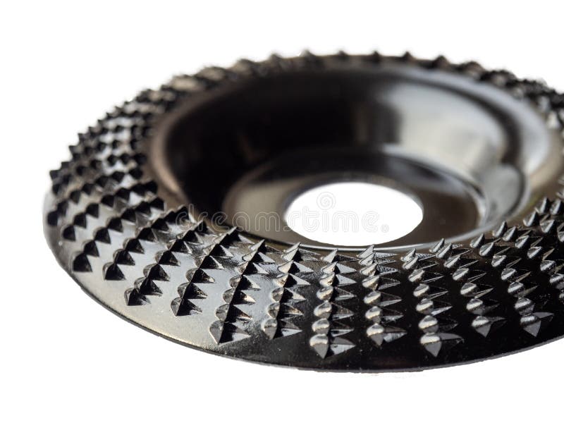 Wood Grinding Disc for Angle Grinder Stock Image - Image of detail ...