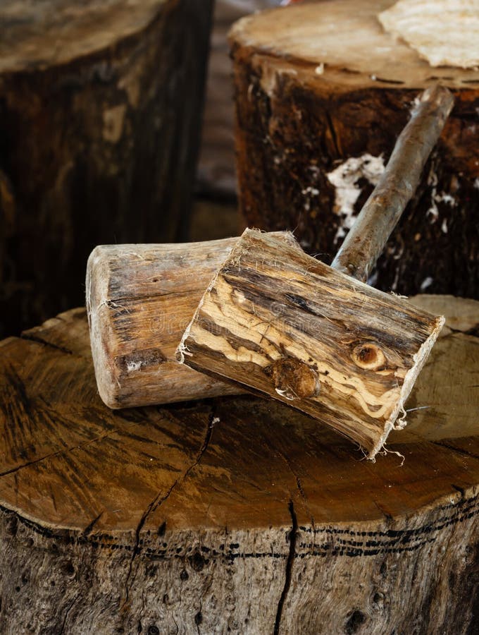Wood Hammer. stock image. Image of natural, build, wooden - 57865157