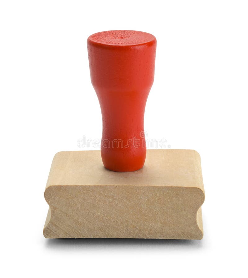 Wood Handle Office Stamper stock image. Image of quality - 81072467