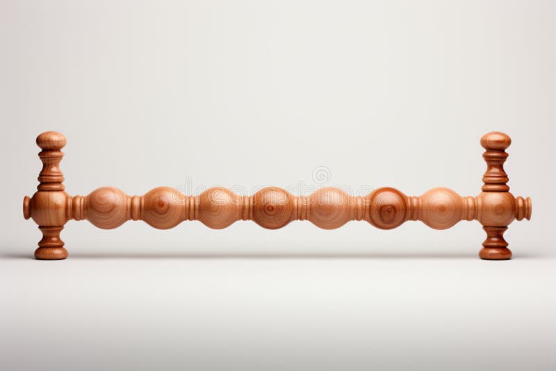 Staircase Handrail on White Background Stock Illustration ...