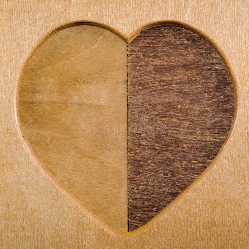 Wood heart shape frame stock image. Image of heart, texture - 23542497