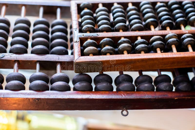 Wood High Quality Ancient Abacus. Calculation Concept Stock Image ...
