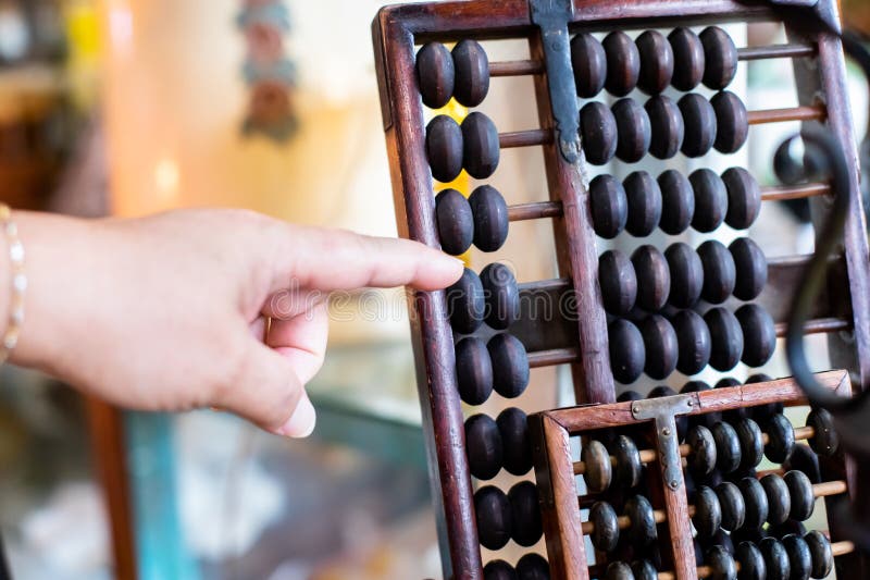 Wood High Quality Ancient Abacus. Calculation Concept Stock Image ...