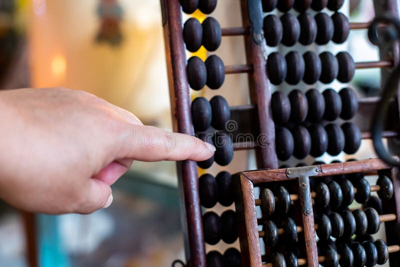 Wood High Quality Ancient Abacus. Calculation Concept Stock Image ...