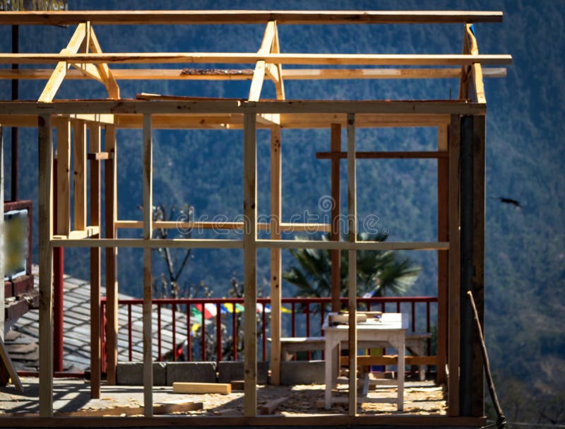 House framework stock image. Image of frame, sticks, build - 2561659