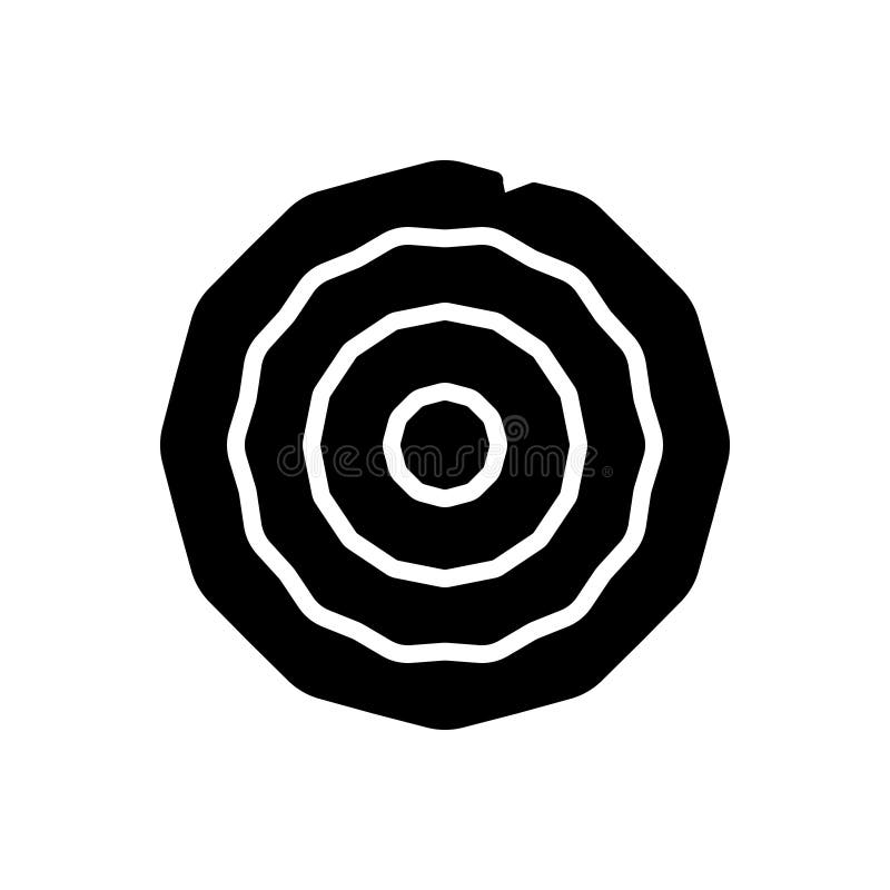 Black Solid Icon for Wood, Forest and Trees Stock Vector - Illustration ...