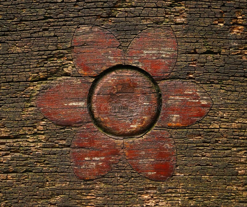 Wooden Flower Inlay stock photo. Image of pattern, wood - 29905138