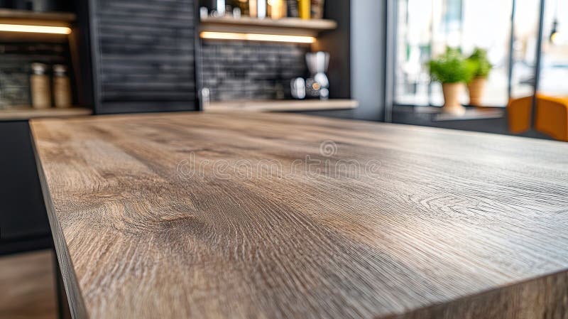Wood Kitchen Countertop Texture Stock Illustration - Illustration of ...