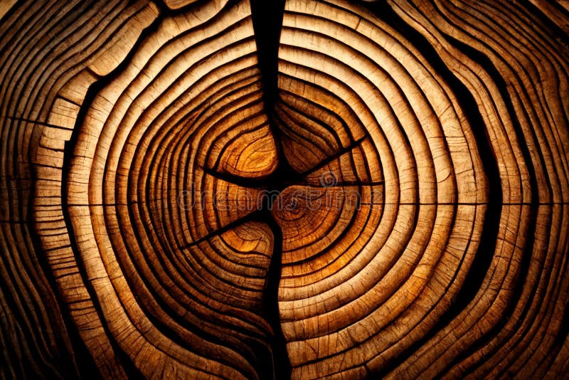 Wood Larch Texture of Cut Tree Trunk, Close-up. Wooden Pattern Stock ...