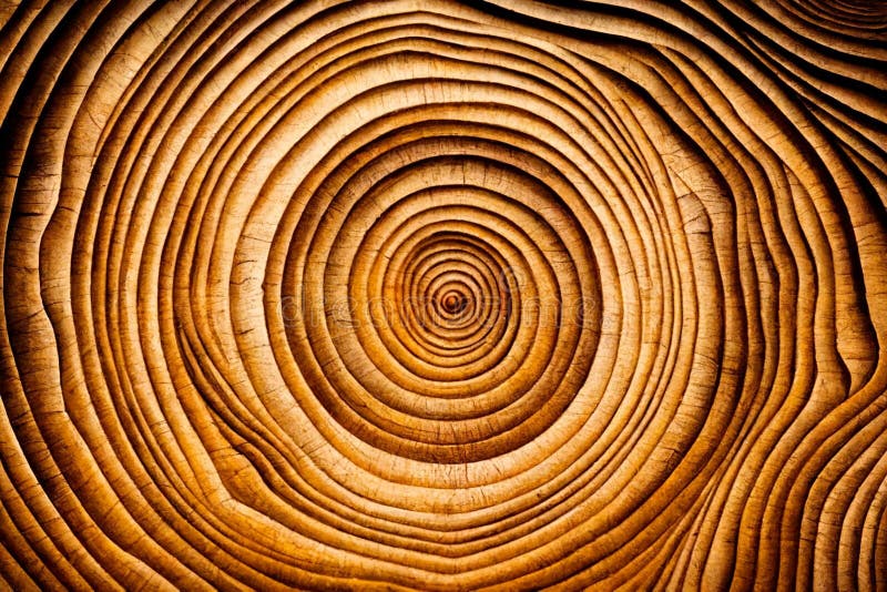 Wood Larch Texture of Cut Tree Trunk, Close-up. Wooden Pattern Stock ...
