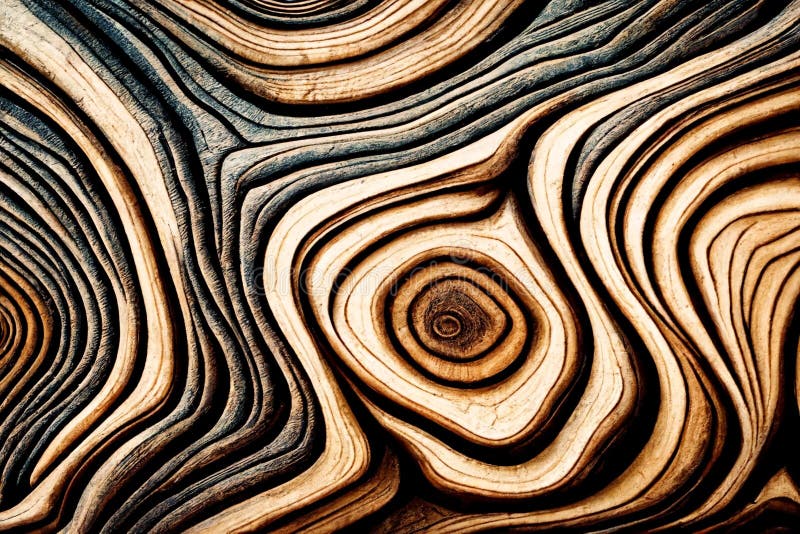 Wood Larch Texture of Cut Tree Trunk, Close-up. Wooden Pattern Stock ...