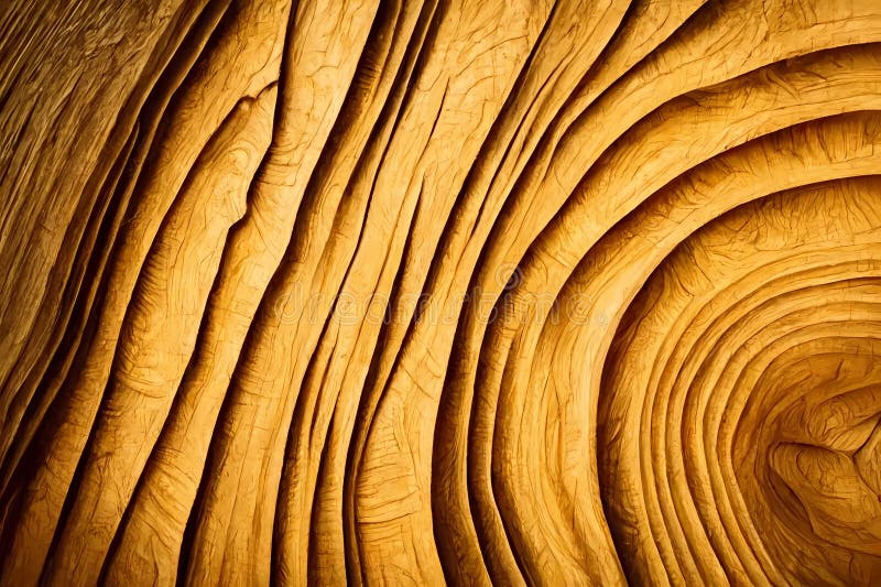 Wood Larch Texture of Cut Tree Trunk, Close-up. Wooden Pattern Stock ...