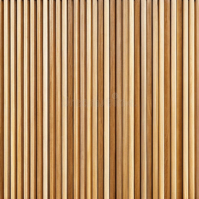 Wood Lath Wall Background Seamless Pattern Stock Illustration ...