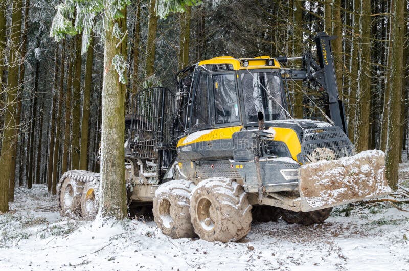 The wood loader stock photo. Image of machinery, lifting - 112359478